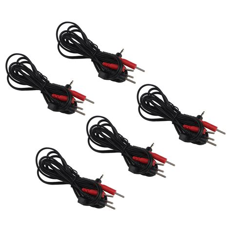 Cable De Electrodo Cable De Electrodo Cable De Electrodo De Clavija Derecha De 2 5 Mm Cable De