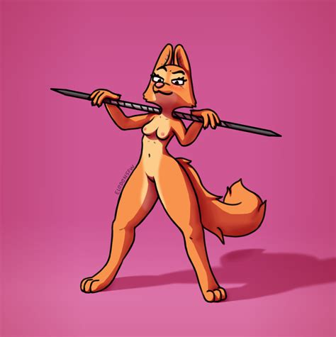 Rule 34 Anthro Big Tail Blush Breasts Canid Canine Diane Foxington