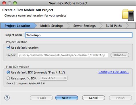Flex And Actionscript Development Tips Flash Builder 45 Mobile