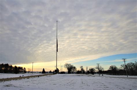 Dvids Images Flag Flown At Half Staff At Fort Mccoy For Former Gen Volney Warner [image 11