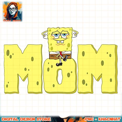 Spongebob Squarepants Sponge Mom Png Digital Download Inst Inspire