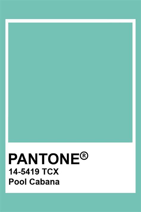 Pantone Pool Cabana Pantone Color Muurkleuren Woninginrichting