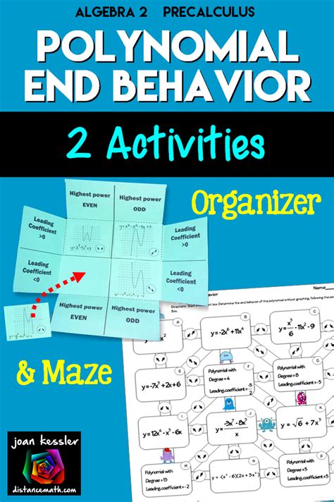 Polynomial End Behavior Worksheet Printable Calendars At A Glance