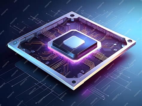 Processadores De Computador Central Conceito De Cpu Fluxo De Trabalho De Processador Poderoso