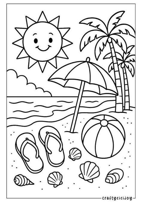 Best 13 20 Free Printable Summer Coloring Pages Pdf Printable Artofit