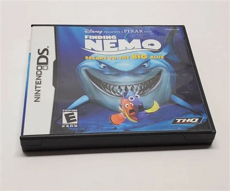 Finding Nemo Escape To Big Blue Game With Case Nintendo Ds Tested £1134 Picclick Uk