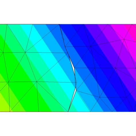 Patch Test For An S Curve Interface On Coarse Grids Containing Large