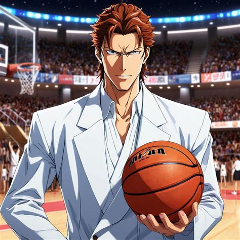 Aizen Sosuke On The Basketball Court Stable Diffusion Online