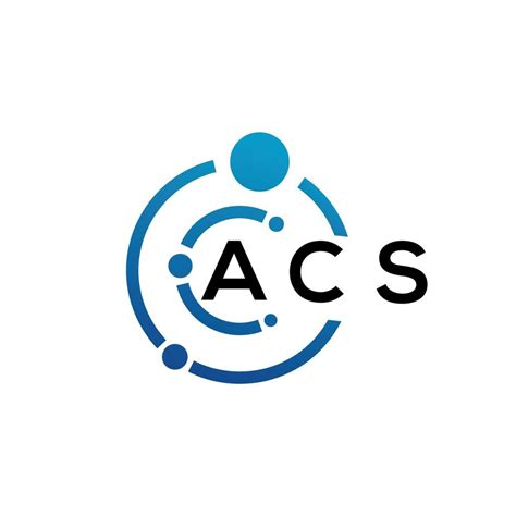Acs Letter Logo Design On Black Background Acs Creative Initials Letter Logo Concept Acs
