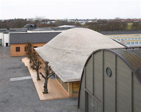 Elding Oscarson Creates Clt Dome Inside Swedish Museum Extension