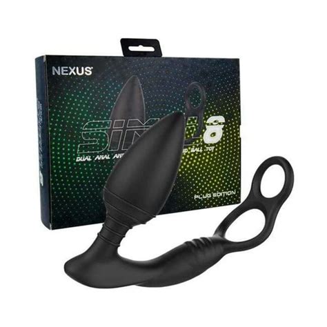Nexus Simul8 Vibrating Dual Motor Anal Cock And Ball Toy Male Q