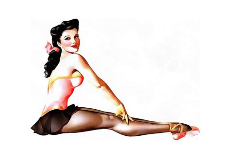 Sexy Pin Up Drawing
