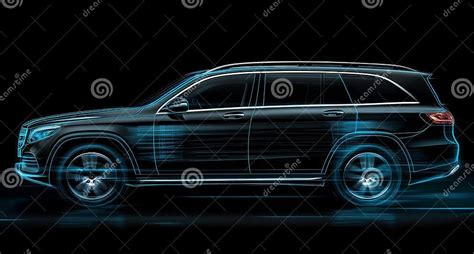 View Of An Intersection Of An Advanced Technology Vehicle From The Side