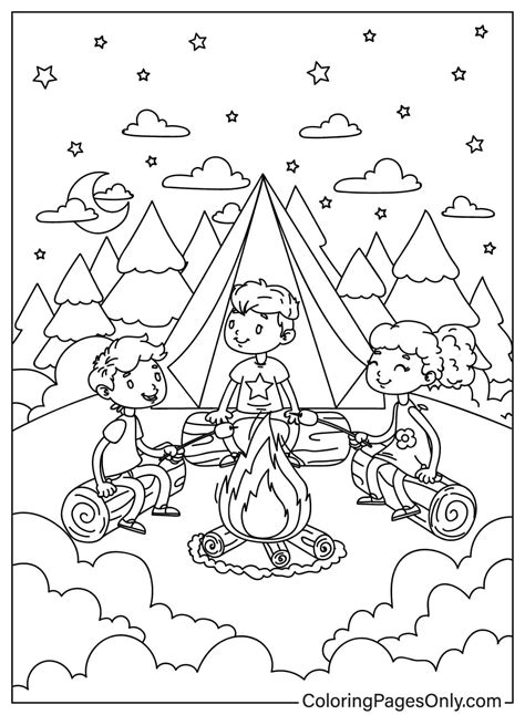 Camp Coloring Pages Jace Printable