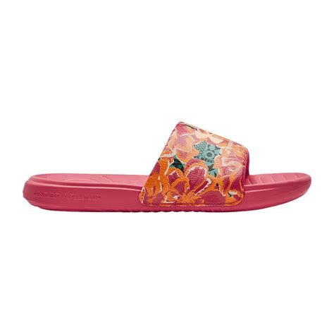 Buy Women Under Armour Ansa Graphic Slide Floral 3024436 700