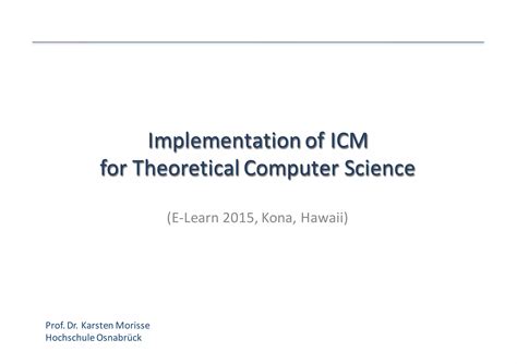 Implementation Of Inverted Classroom Model For Theoretical Computer