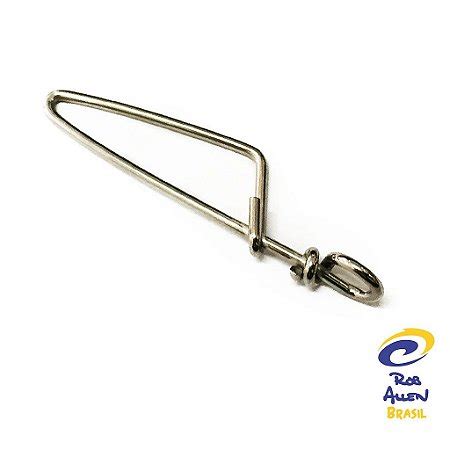 Grampo Snap Clip Inox Rob Allen 70mm Sem Girador Onda Sports Pesca