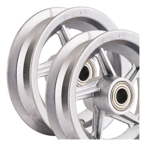 Aro Roda Alumínio 8 Polegadas Carretinha Reboque 200kg 2pçs Parcelamento Sem Juros