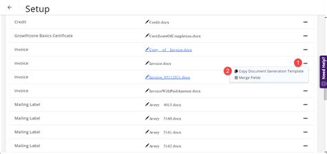 View Or Edit Document Template Pc Instructions Growthzone