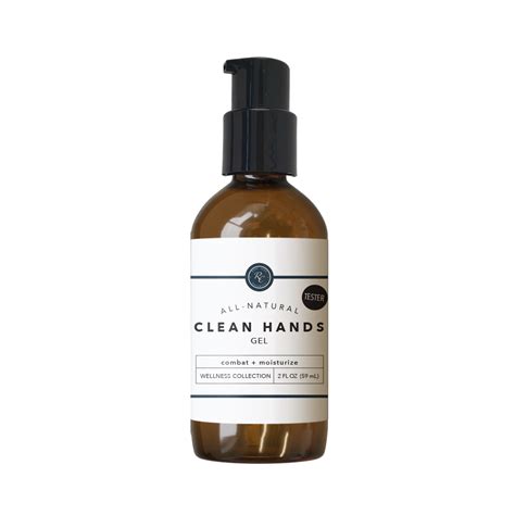 Tester Clean Hands Gel 2 Oz Rowe Casa Organics Wholesale