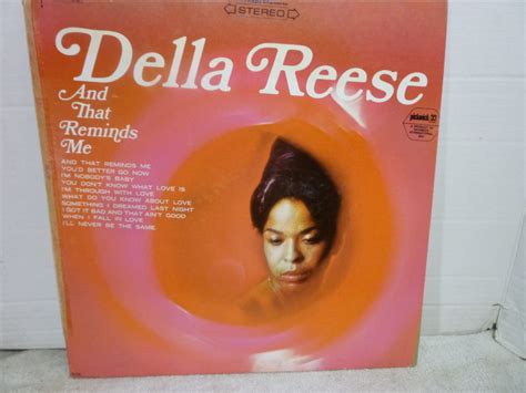 Della Reese And That Reminds Me Vinyl Lp Record Album