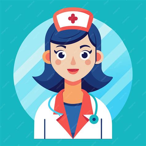 Medical Assistant Vector Character Illustration In Flat Style Premium