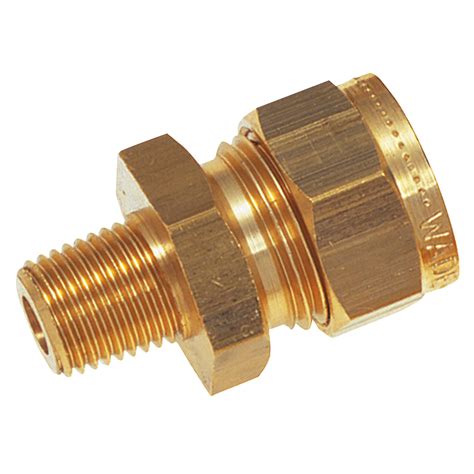 14 Bspt Male X 516 Od Male Stud Coupling Shepherd Hydraulics