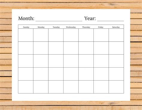 Type In Blank Calendar 2025 Blank Calendar Download Your Free Templates