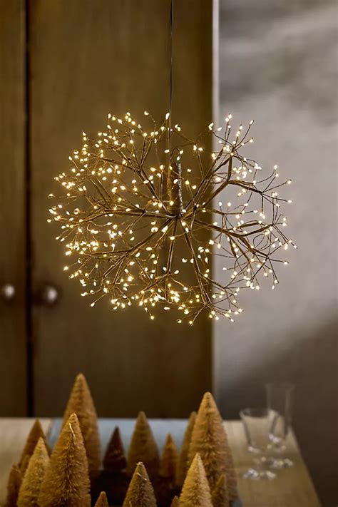 Illuminated Led Branch Sphere Anthroliving