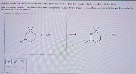 Solved Draw The Simplest Mechanism Possible For The Reaction Chegg