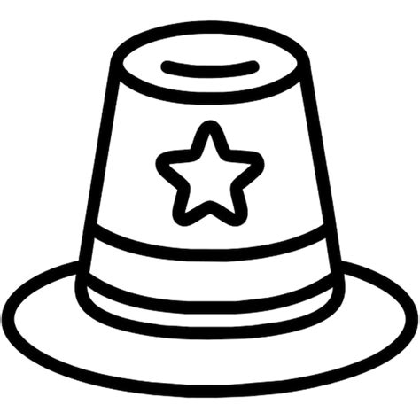 Premium Vector Hat Icon Outline