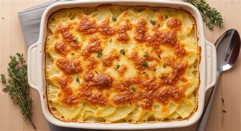 Au Gratin Potatoes Recipe Creamy Cheesy And Golden Wholesome Cove