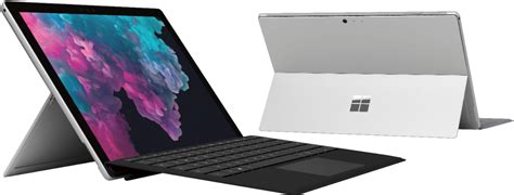 Best Buy Microsoft Geek Squad Certified Refurbished Surface Pro With Black Keyboard