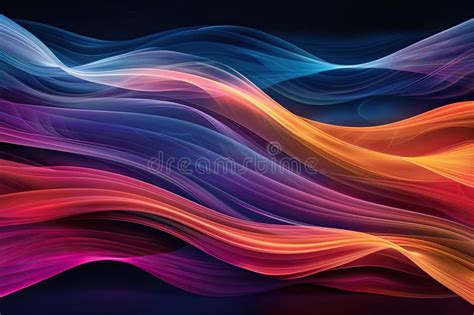 Colorful Abstract Wave Background Abstract Rainbow Colors Wave