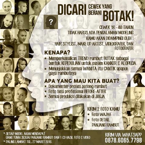 Dicari Cewek Yang Berani Botak Kamu Tertarik