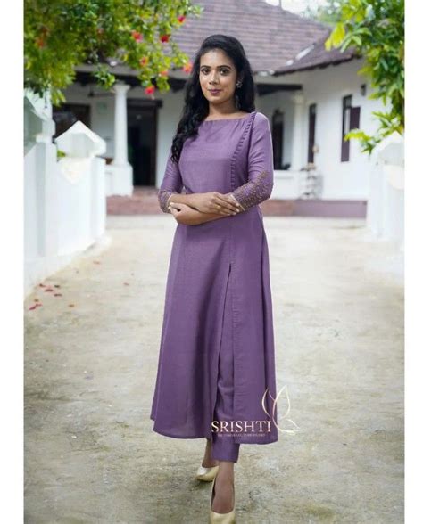 Pin By Sai Lakshmi On Kurtis Churidar Designs Stylish Dresses For