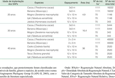 spatial arrangement in agroforestry systems of different ages at the