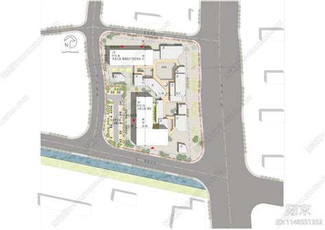 Psd免抠彩色总平面图下载【id1148551352】undefined