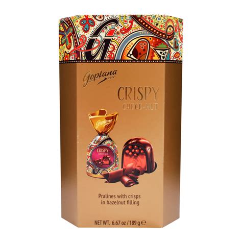 Bombom Goplana Crispy Choco Nut 189gr Macedonia