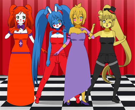 Kisekae The Four Belles Of Fnia By Megatoon1234 On Deviantart