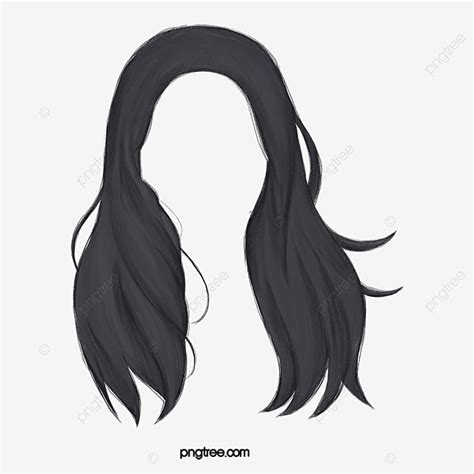 곱슬 머리 일러스트 가발 면제 후벼 소재 가발 우아한 긴 머리 Png 일러스트 및 Psd 이미지 무료 다운로드 Pngtree