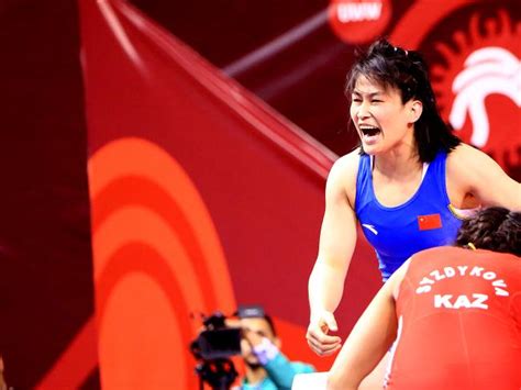 Zhou Chinese Teammates Dominate Asian Wrestling Championships United