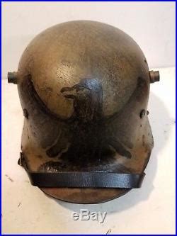 Wwi German M16 Freikorp Eagle Helmet With Aged Liner