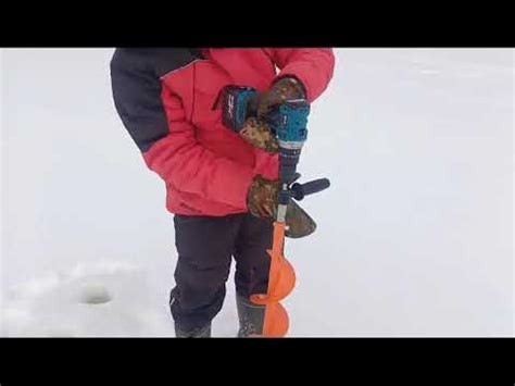 Шуруповерт для зимней рыбалки - YouTube