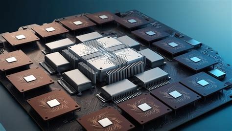 Circuit Board Technology Background Central Computer Processors Cpu