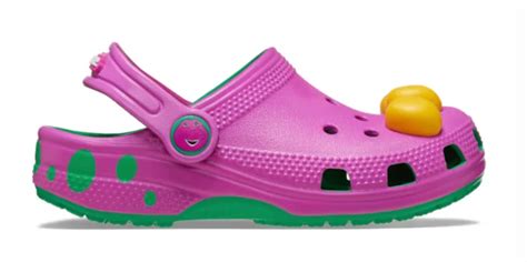 Barney Crocs Exist And Ive Never Wanted A Pair Of Crocs Clogs So Bad