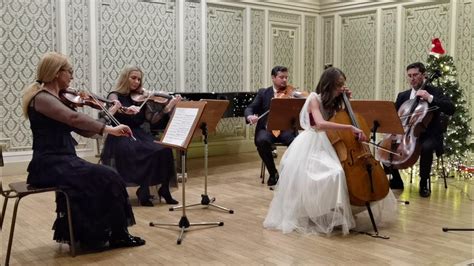 Ava Pasol And Pasol Music Quartett A Vivaldi Cello Concerto C Major Rv 399 Youtube