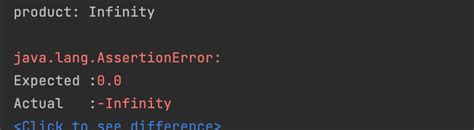 Solved Product Infinity Java Lang AssertionError Chegg Com
