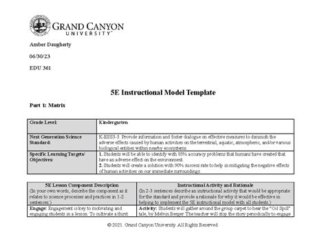 Elm 361 Topic 2 Assignment Amber Daugherty 0630 Edu 361 5e