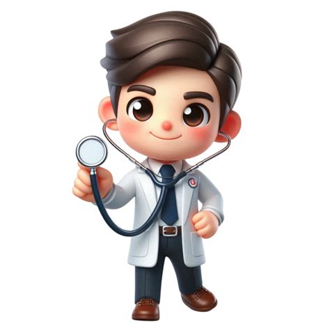 Cute Chibi Doctor Character 59066900 Png